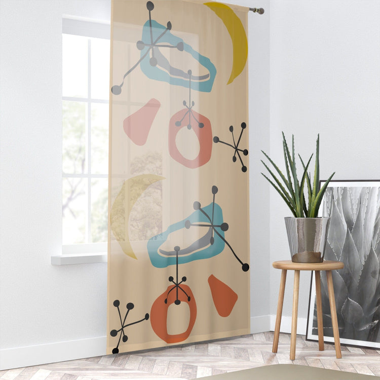 Retro 1950s Mid Century Modern Window Curtains – Kate McEnroe New York