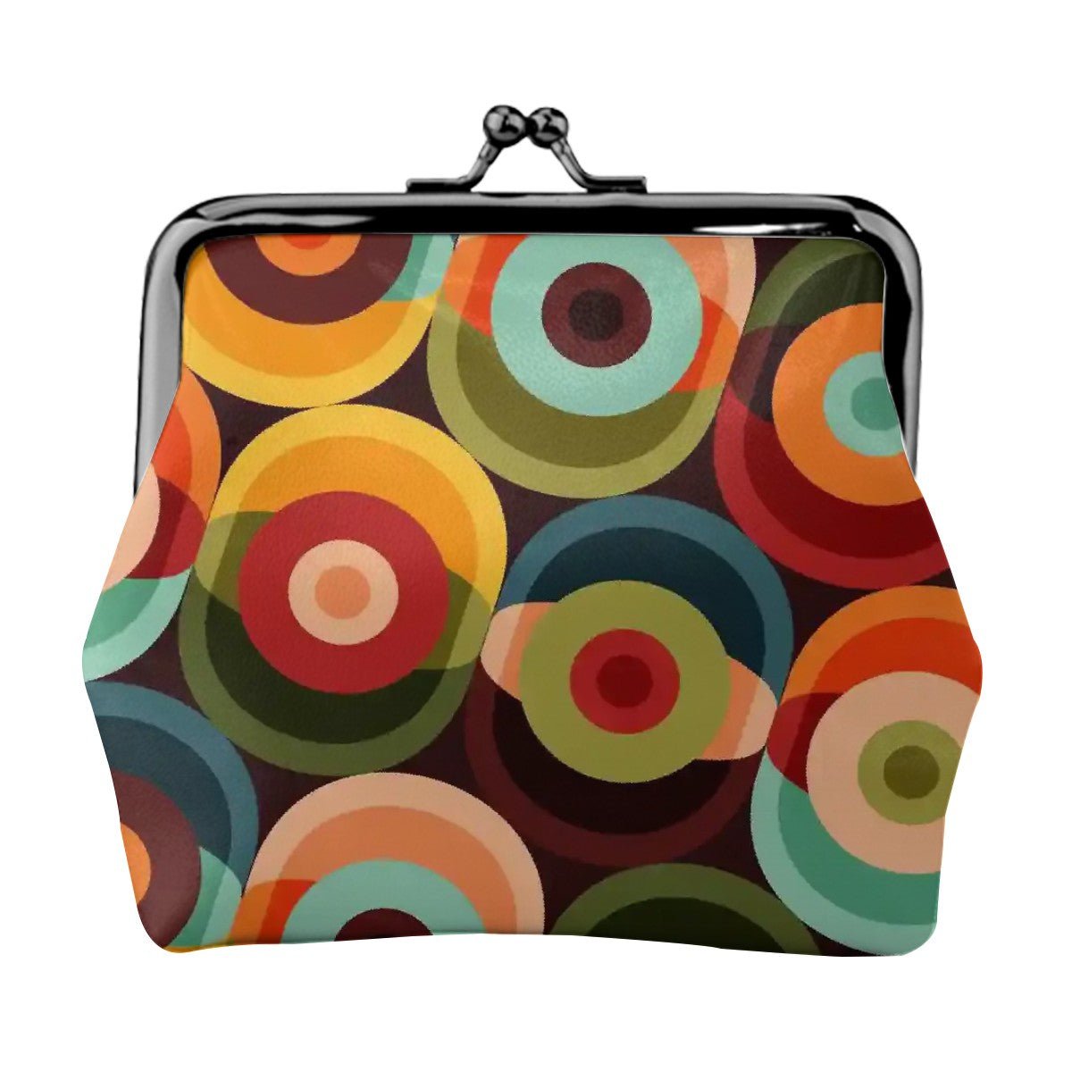 Retro Coin Purse Orbs 1970s Kiss Lock Mod Clutch Wallet – Kate McEnroe ...